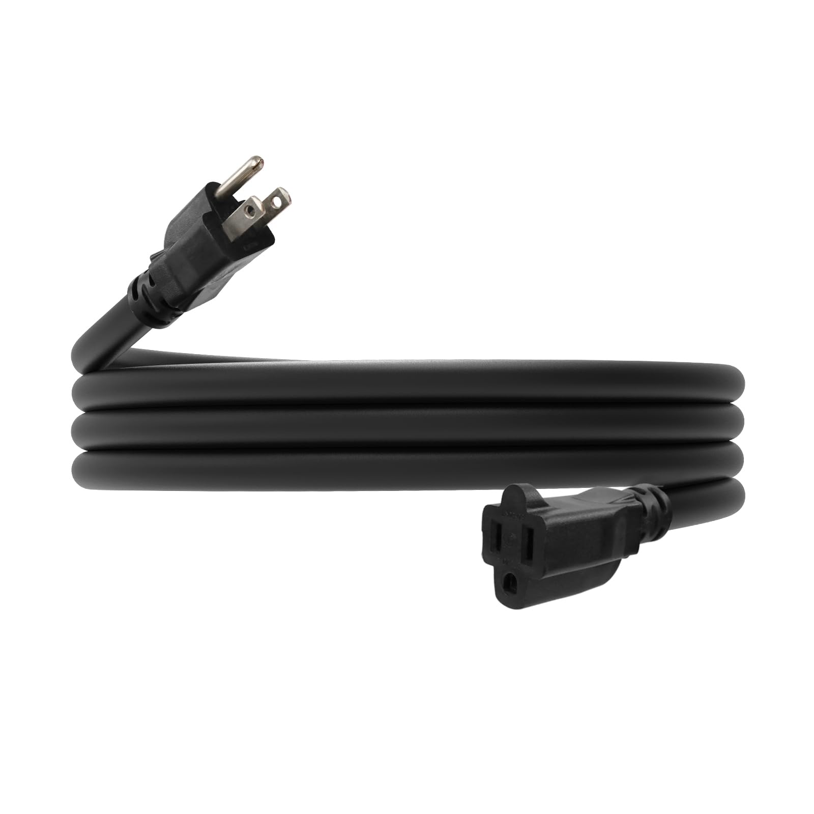 GREATIDE 6 Ft Outdoor Extension Cord - 12/3 SJTW Heavy Duty Black ...