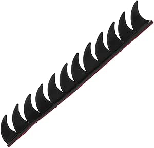 Motorcycle Helmet Spikes Sticker Patch Decoration Rubber Mohawk Warhawk ...