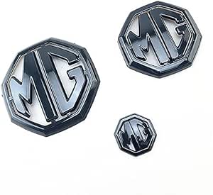 3D Car Emblem Sticker Badge, for MG 6 MG ZS,Black Style-MG ZS Badge ...