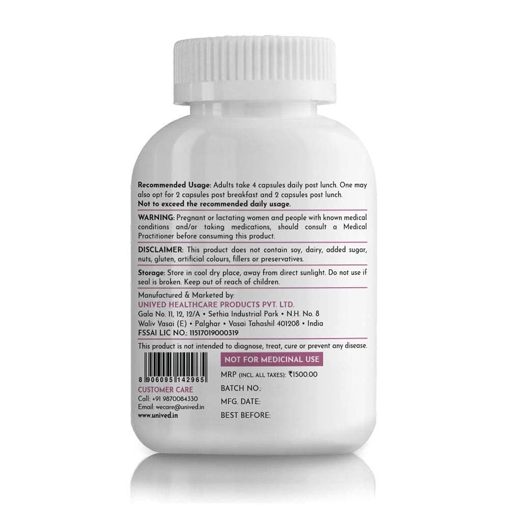 Buy Unived PCOS Management, 40:1 Ratio 2000mg Myo-Inositol to 50mg D ...
