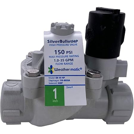 Amazon Weathermatic Silverbullet In Line Valve 1 In Fpt 12024e 10 H Patio Lawn Garden