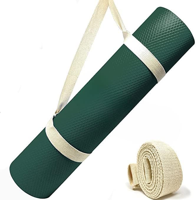FIT KV ZONE premium 6 MM EVA Yoga Mat with Carrying Strap Extra Large ...