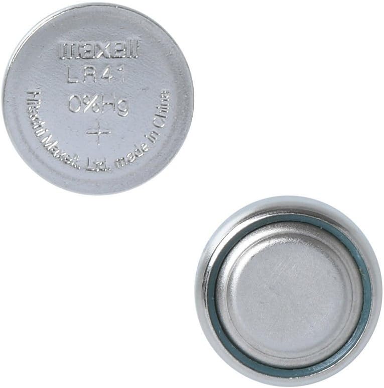 Amazon.com: Maxell Batteries LR41 (192, AG3) Alkaline Button Size ...