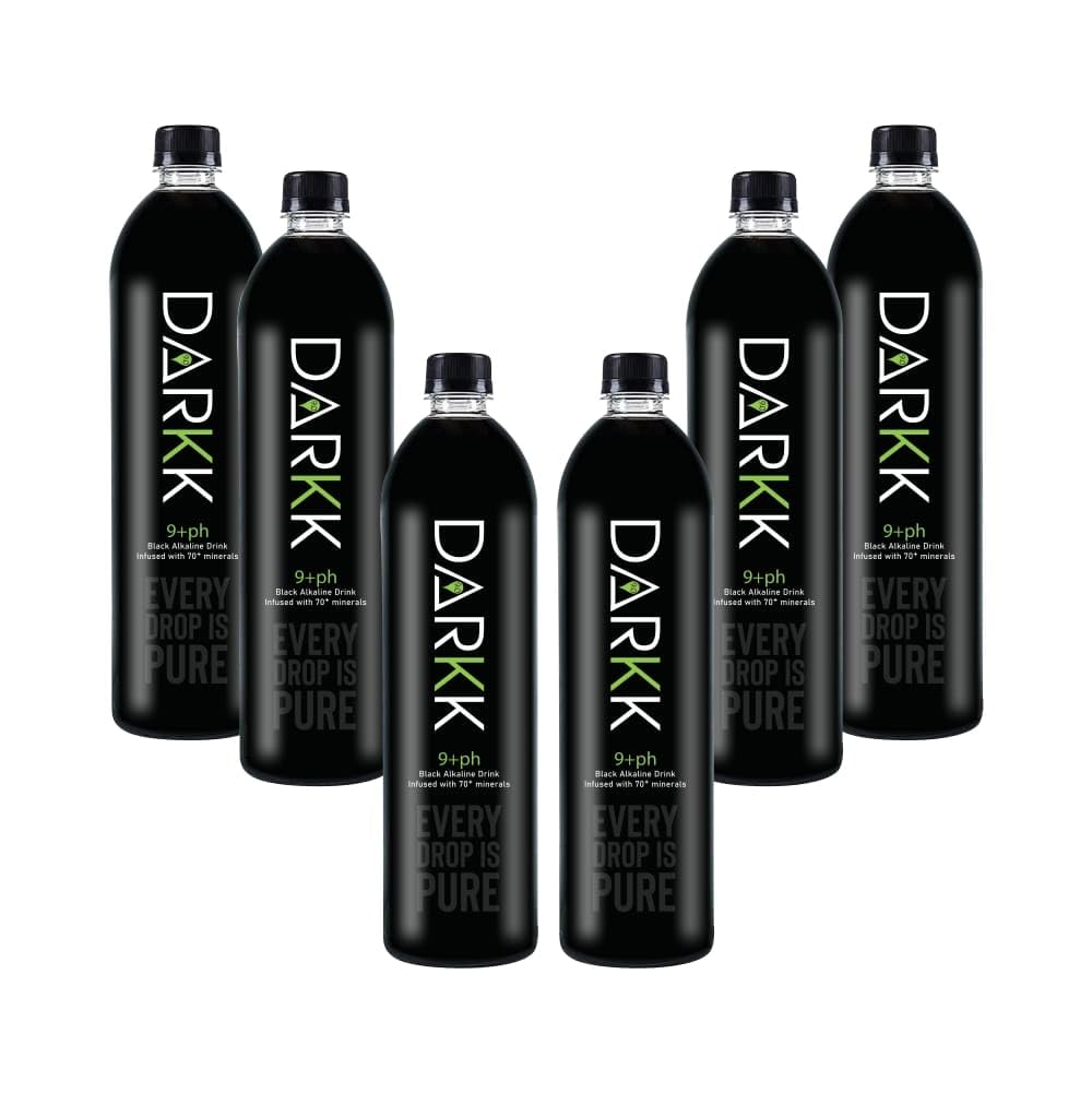 Amazon.com: Darkk Black Alkaline Drink | 9+ pH Alkaline (500ml) - Pack ...