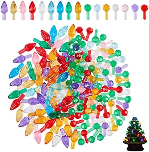 Amazon.com: Creative Hobbies® Plastic Lites for Ceramic Christmas Trees ...