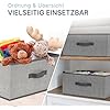 TOPP4u Large Storage 50 x 40 x 20 cm, Set of 2, Foldable Wardrobe ...