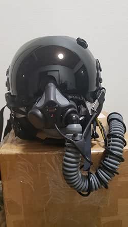 Amazon.co.jp: フライトヘルメットHGU-68/P 高G対応酸素付き アメリカ軍 : 車＆バイク