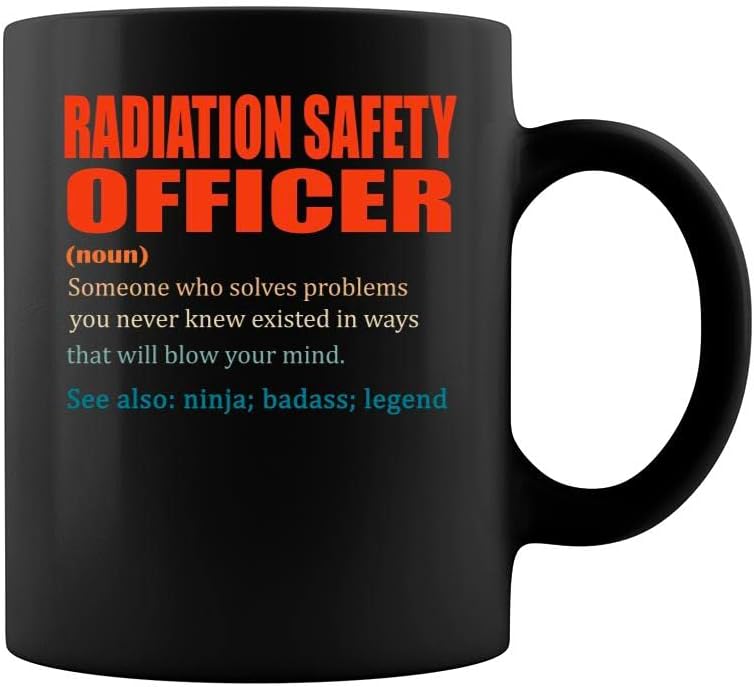 Amazon.com | Radiation Safety Officer Ninja Badass Legend Mug - Two ...