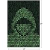 Amazon.com: Hacker Poster Binary Code Decor Computer Cybersecurity ...