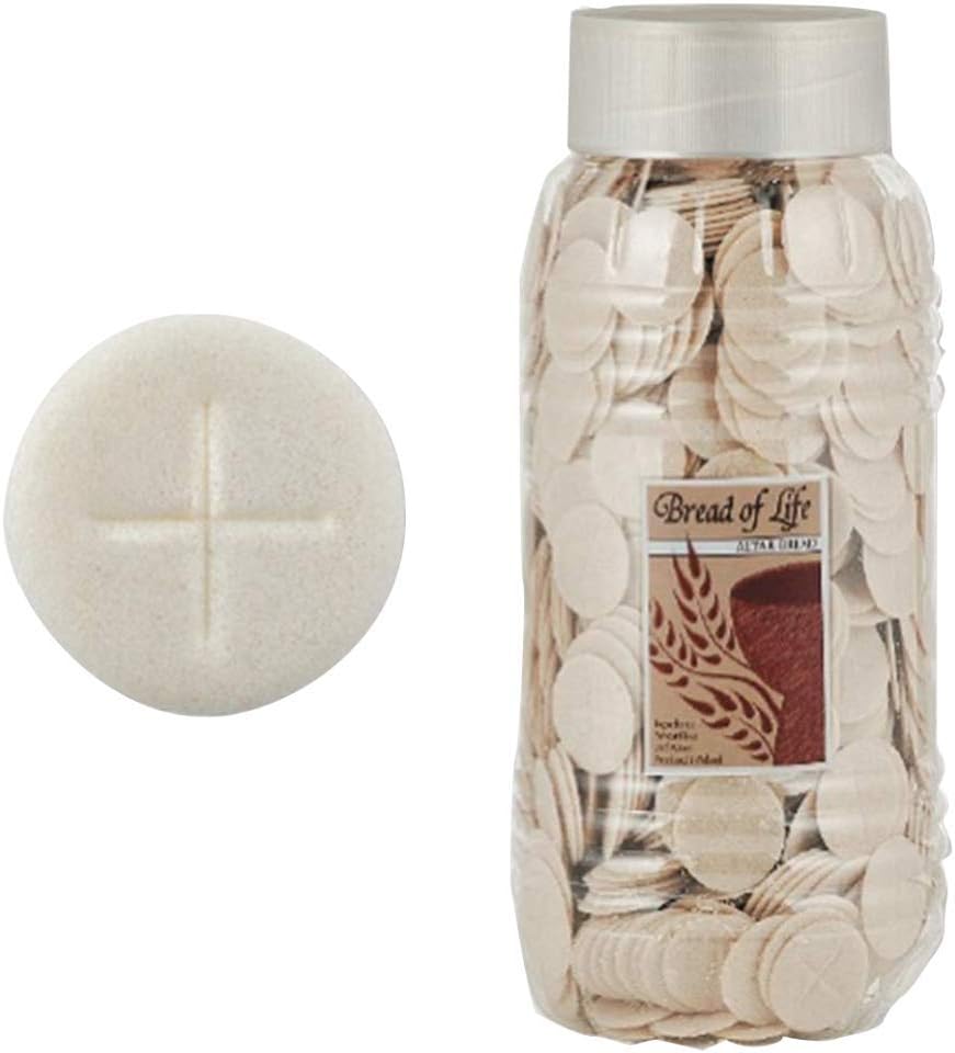 Amazon.com: Communion Bread Thin Round Wafers 1 Inch Unleavened Kosher ...