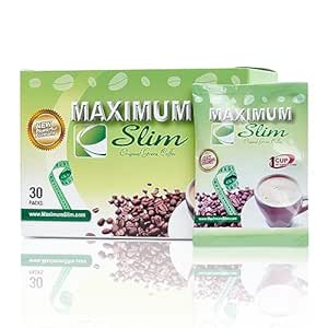 Amazon.com : Maximum Slim Original Green Coffee –Premium 4-in-1 Formula ...