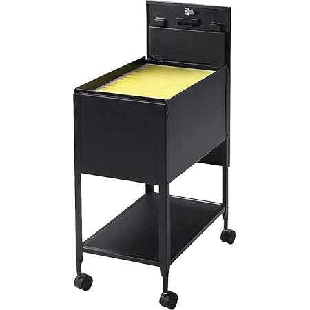 Amazon.com: Safco Products 5361BL Standard Mobile Tub File with Lock ...