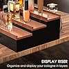 Wooden Cologne Organizer for Men, 3 Tier of Cologne Display Stand with ...