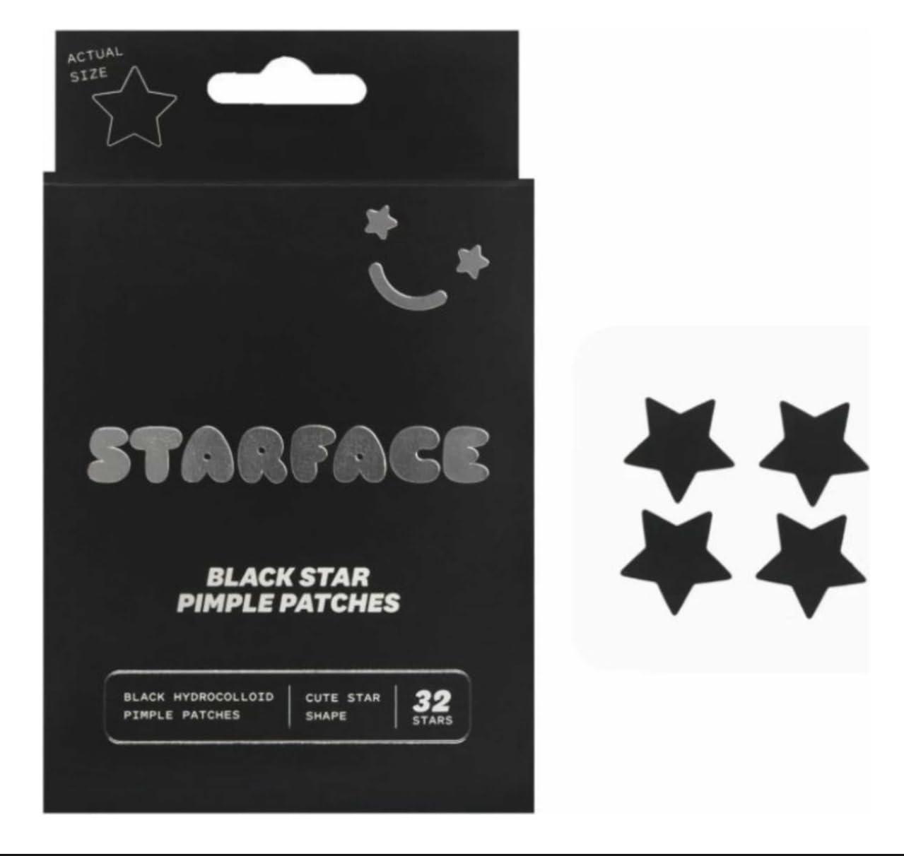 STARFAC BLACK STAR PIMPLE PATCHES : Amazon.com.mx: Belleza