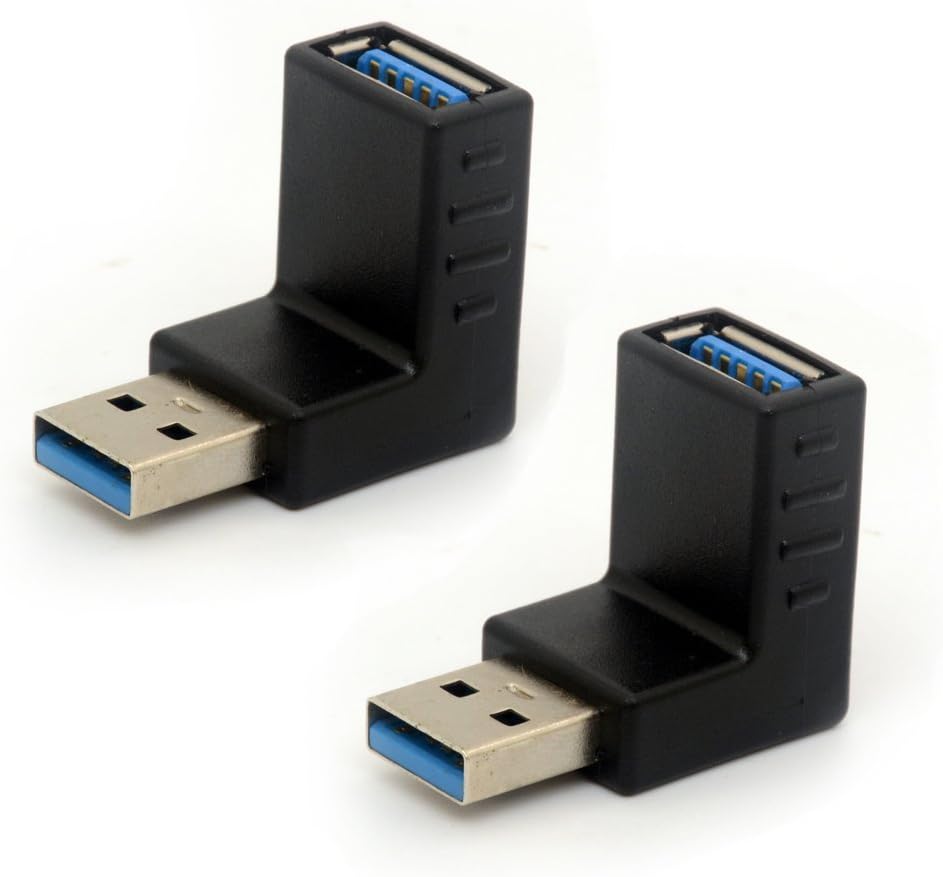 Amazon.com: BSHTU USB 3.0 Adapter 90 Degree Right Angled Gender ...