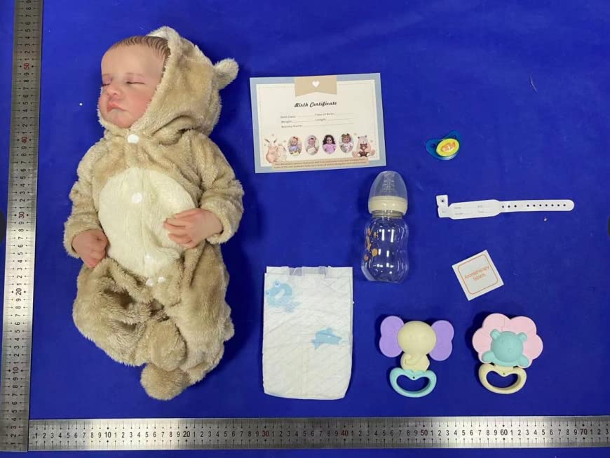 Buy JIZHI Lifelike Reborn Baby Dolls Boy - Full Body Vinyl Anatomically ...