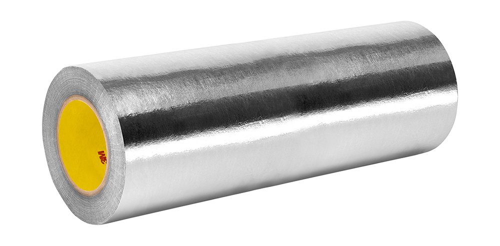 3M High Temperature Aluminum Foil/Glass Cloth Tape 363, 8" width x 36yd ...