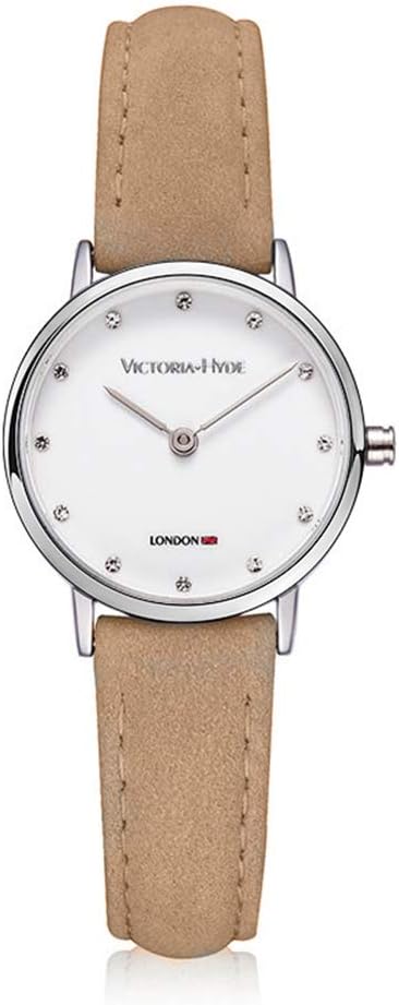 District London Rose Edition Women's Watch with Grey Leather Strap and ...