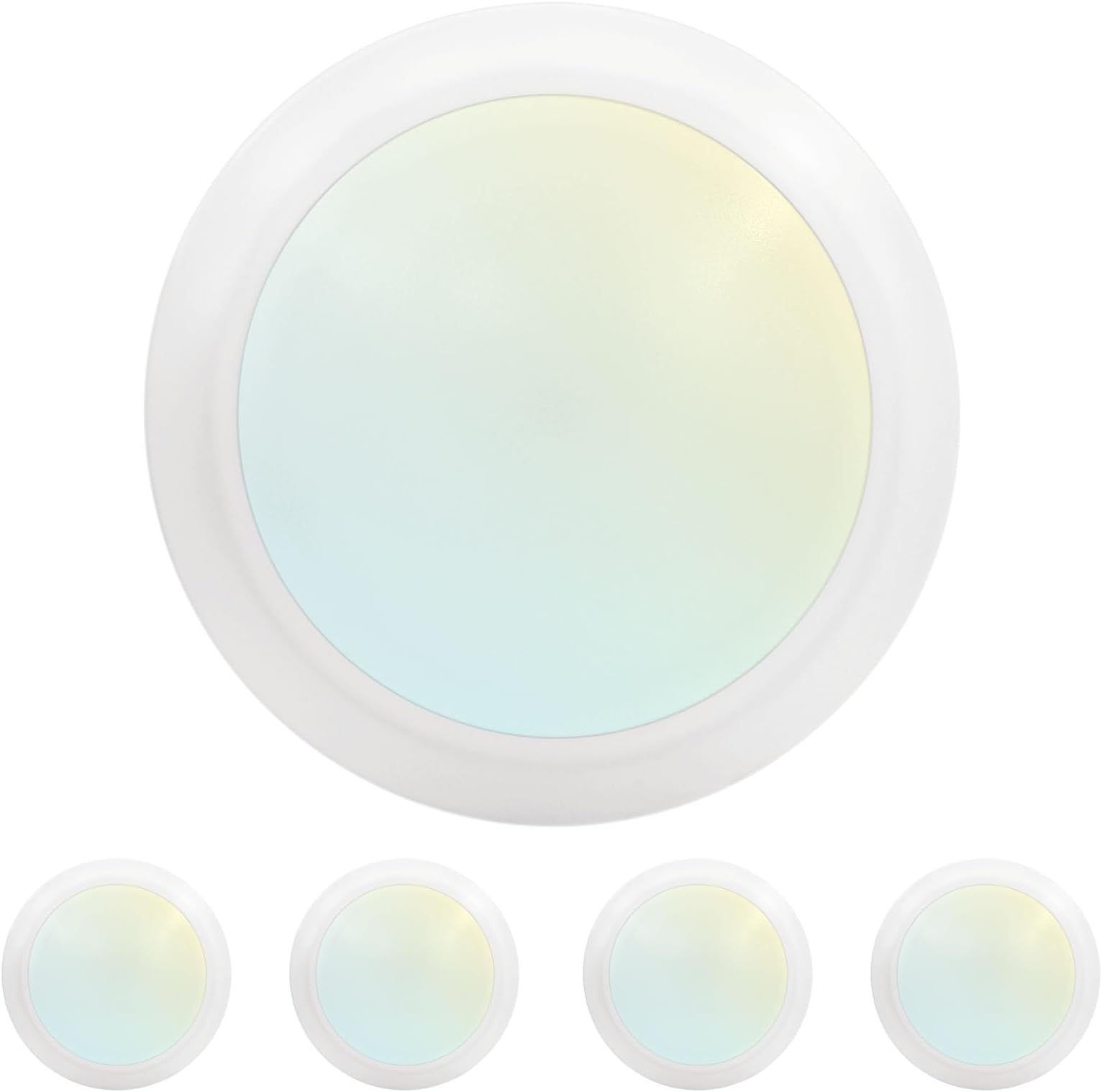 Topaz 6" LED Surface Mount Disk Light, 15W, Dimmable, White, 3000K ...