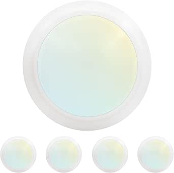 LUXRITE 6 Inch LED Disk Lights, Dimmable Flush Mount Ceiling Light ...