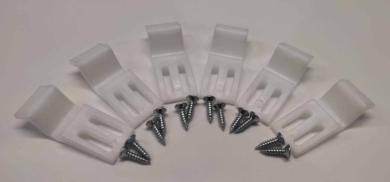 Bath Panel Clips and Screws- Pack of 6 : Amazon.co.uk: Home & Kitchen
