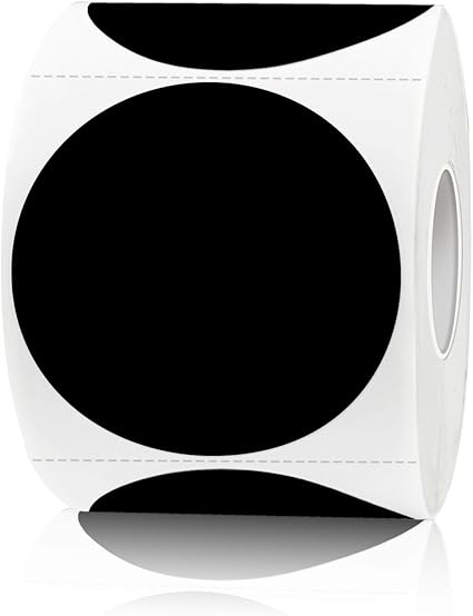 Amazon.com : YEGAWEN Removable Stickers, 2 Inch Colored Dot Stickers ...