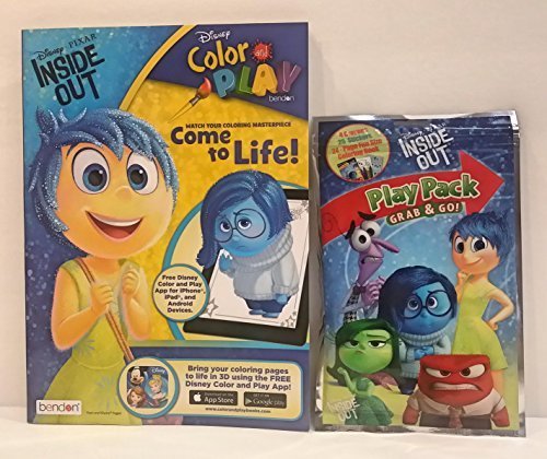 Disney*Pixar Inside Out Color & Play Come to Life in 3D! Paperback and ...