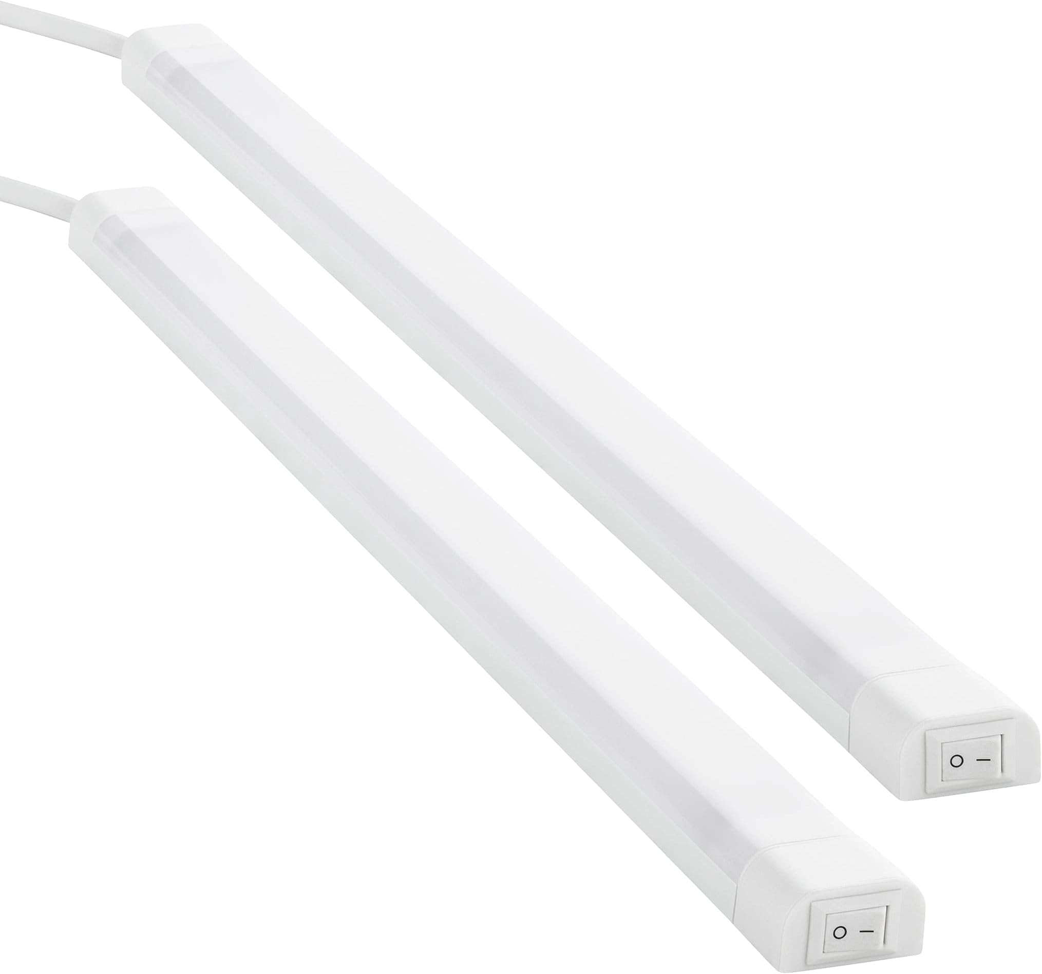 2x Lampe de Placard, 30CM Reglette LED Cuisine, 4000K Connectable Tube ...