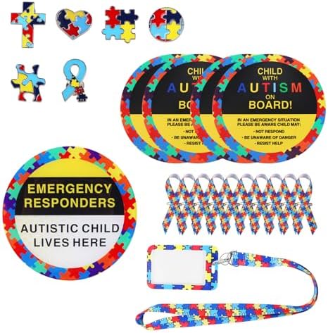Amazon.com: HUGAUTISM Autism Awareness Set - Magnets for Car and House ...