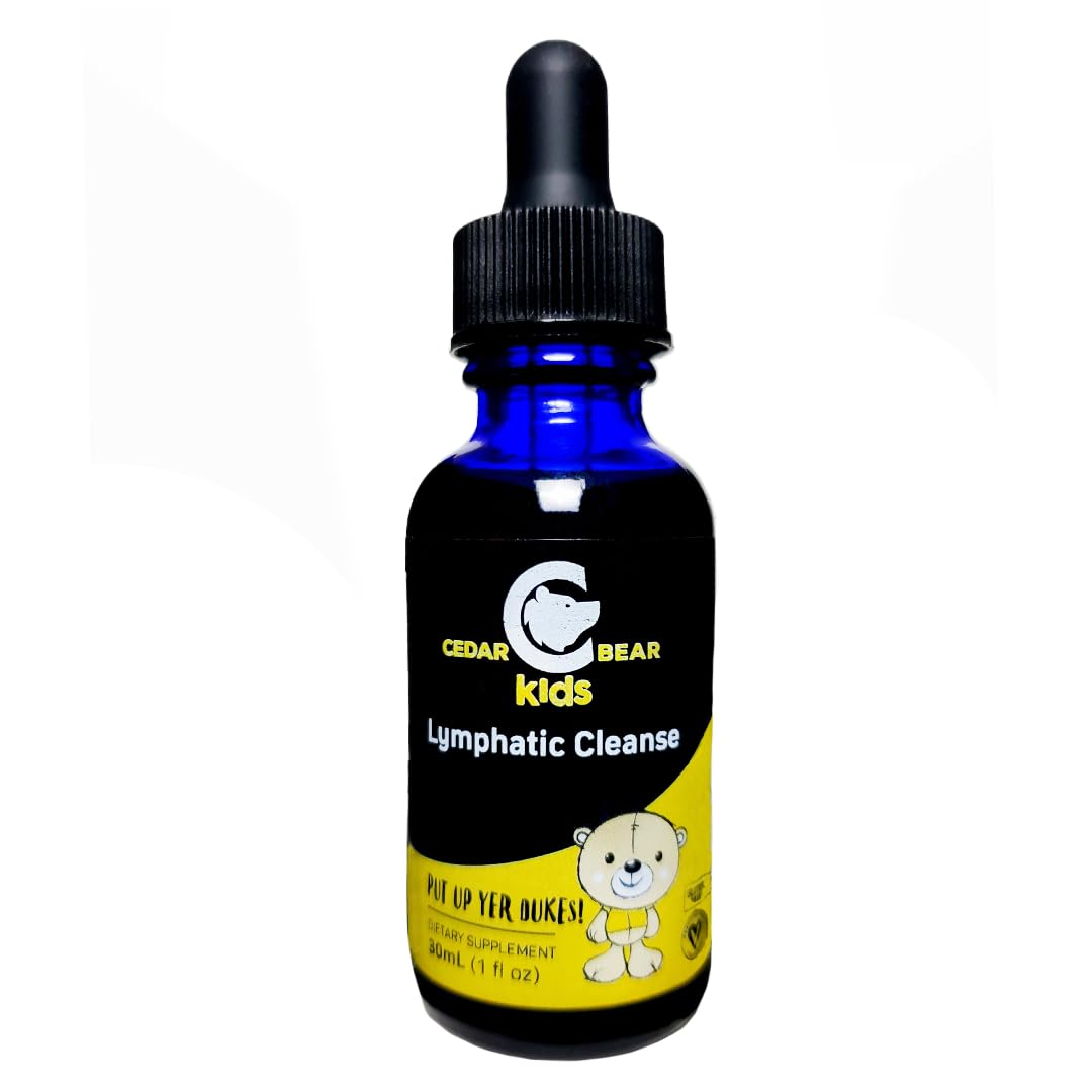 Amazon.com: Cedar Bear Lymphatic Cleanse for Kids - Liquid Herbal ...