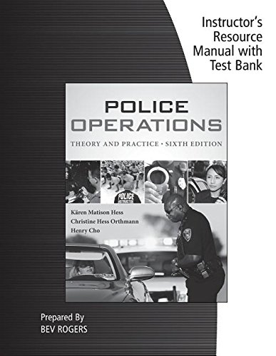 Irm W Tb Police Operations: 9781285052632: Amazon.com: Books