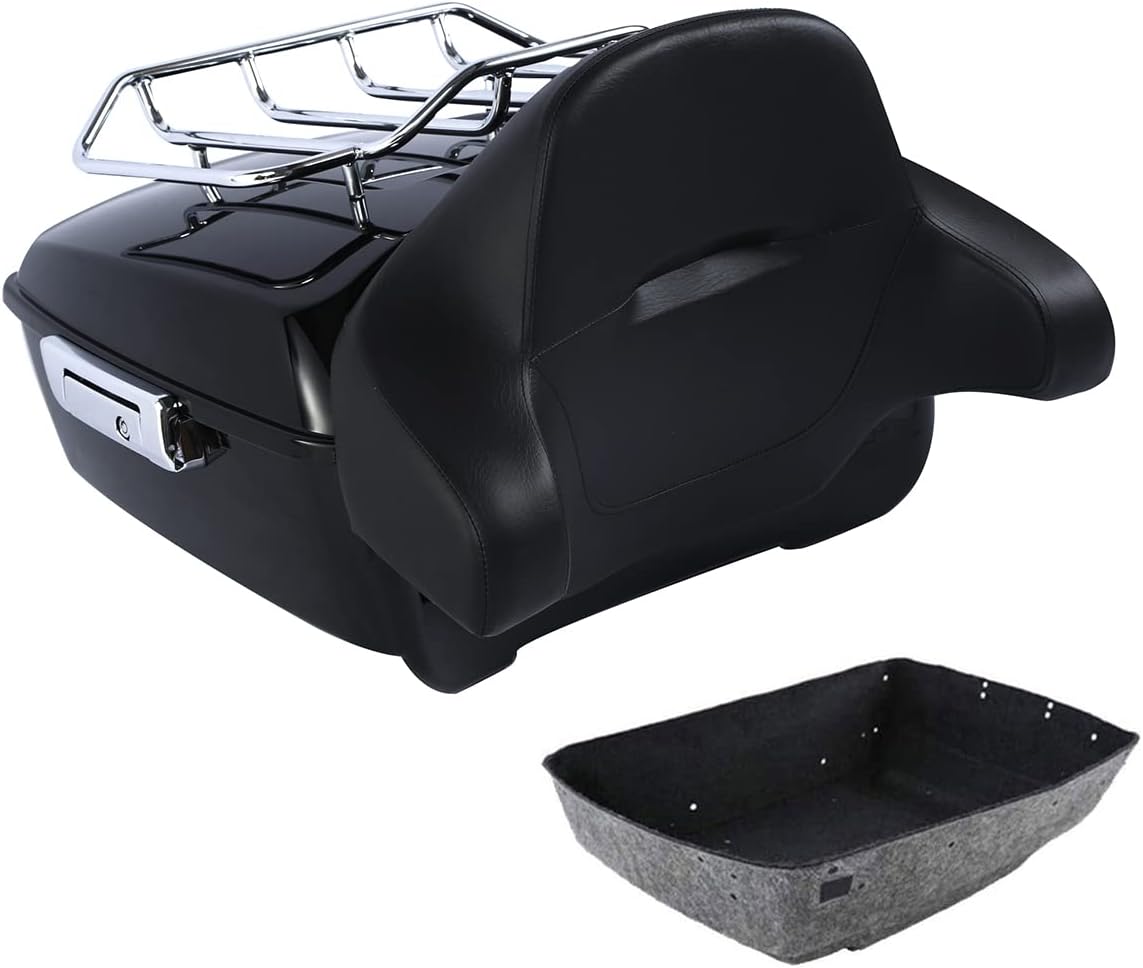 Amazon.com: Black Luggage Rack Air Wing Tour Pack Top Rack Fit for ...