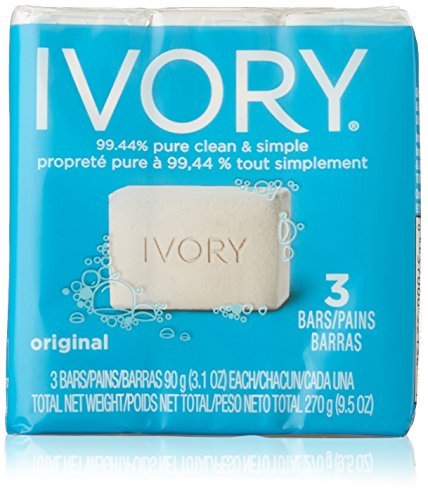 Amazon.com : Individually Wrapped Bath Soap, White, 3.1 oz Bar, 72 ...
