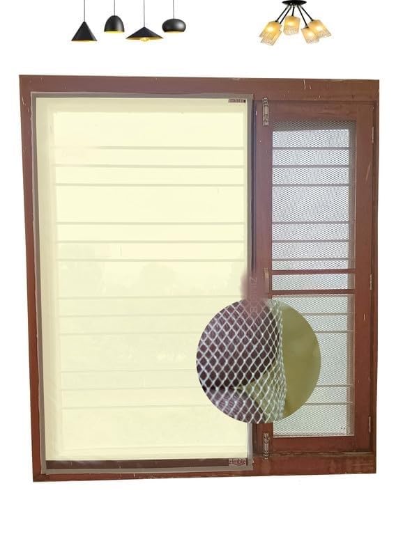 Polyester Magnetic Window Mosquito Net with Self Adhesive Hook Tape ...