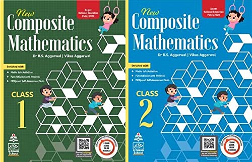 New Composite Mathematics Class 1 & 2 (set of two books) - 2020-2021 Examinations : Amazon.in: Books