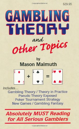 Gambling Theory and Other Topics: Mason Malmuth: 9781880685037: Amazon ...
