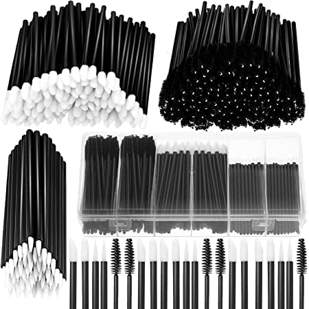 Combo of Professional Mascara, Lip and Eye Liner Applicators Disposable ...
