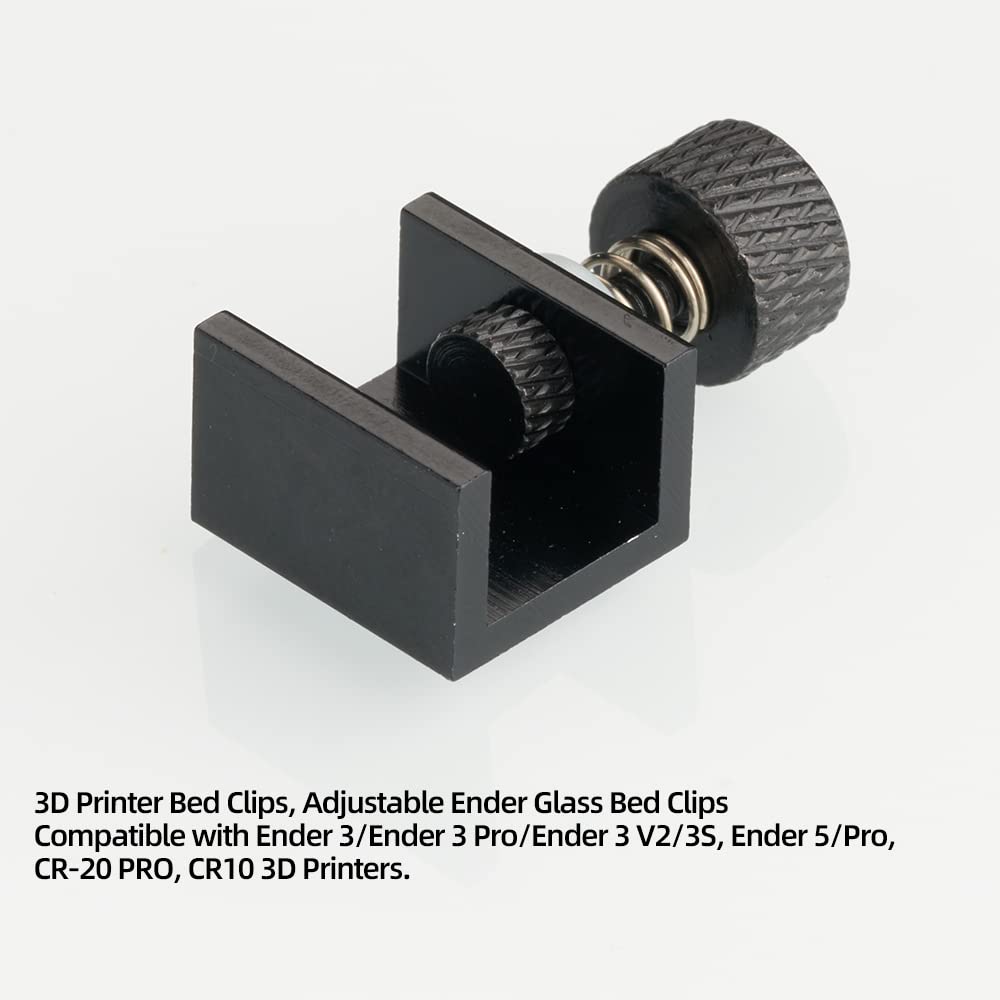 Snapklik.com : 3D Printer Bed Clips, 8PCS Adjustable Ender 3 Glass Bed ...
