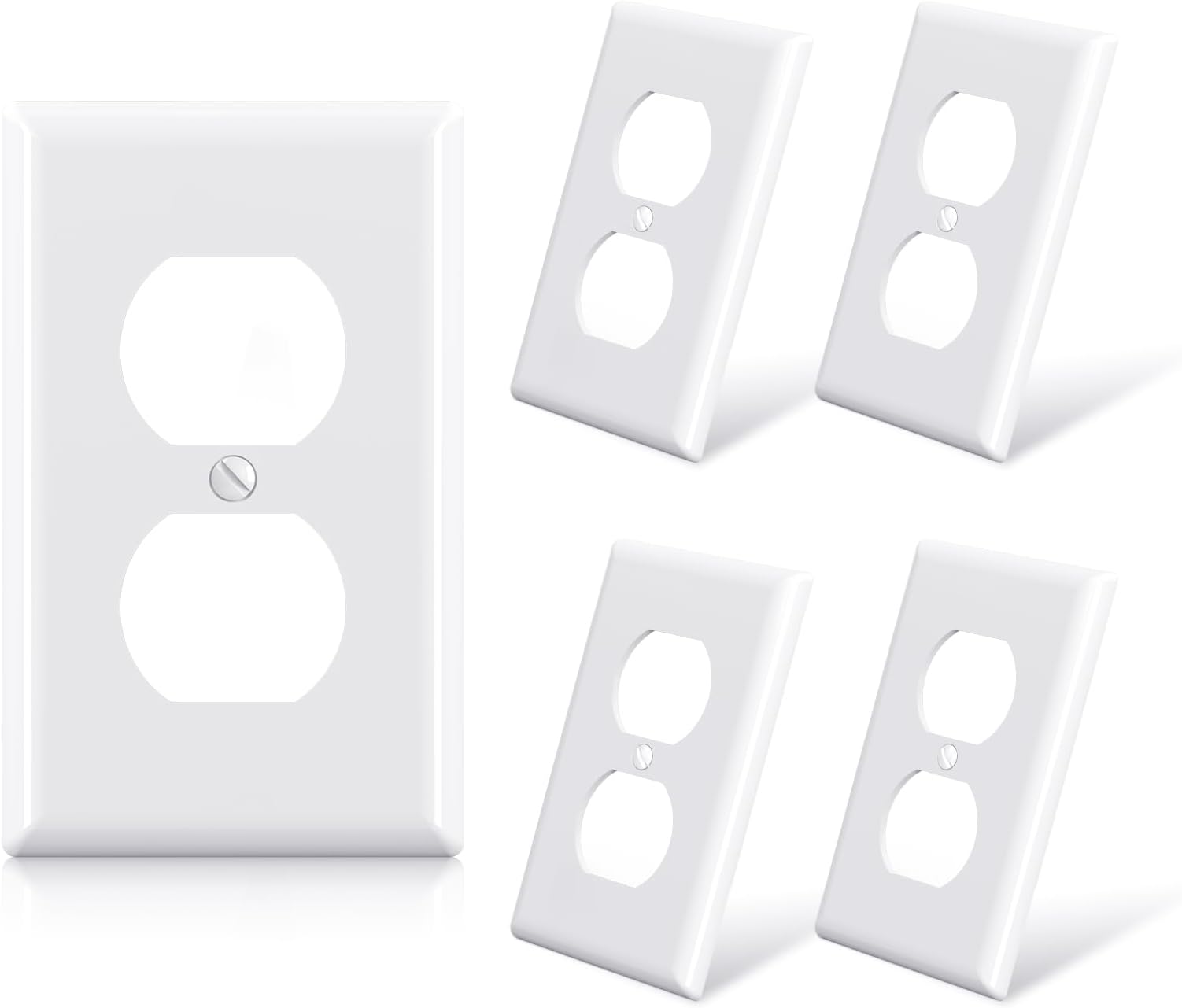 Amazon.com: Power Gear 7173 Outlet Wall Plate Cover, 1 Gang, Standard ...
