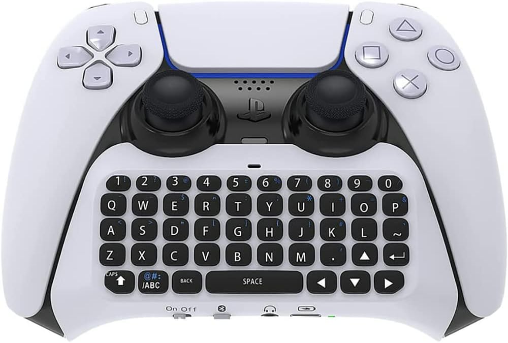 Wireless Mini Keyboard for PlayStation 5 DualSense Wireless Controller ...