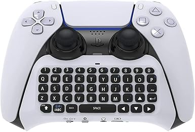 Wireless Mini Keyboard for PlayStation 5 DualSense Wireless Controller ...