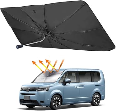 Amazon | Rifoda ホンダ 新型 ステップワゴン RP6 RP7 RP8 専用 サンシェード傘 フロントガラス用 STEPWGN AIR SPADA (2022年5月-現行 ...