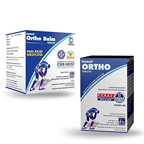 Buy Deemark Ortho Balm & Ortho (50grm + Tab 30) for Joint Pain, Back ...