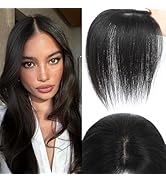 Amazon.com : HVVZOY Hair Toppers for Women Real Human Hair,360°3D Big Basement Cover Topper for ...