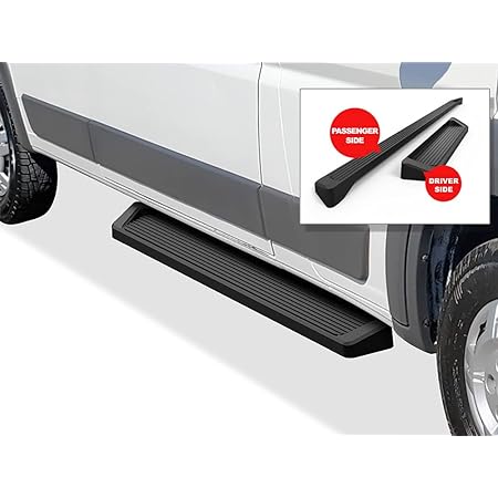 Amazon.com: APS 6in Black iBoard Running Boards Compatible with Dodge ...
