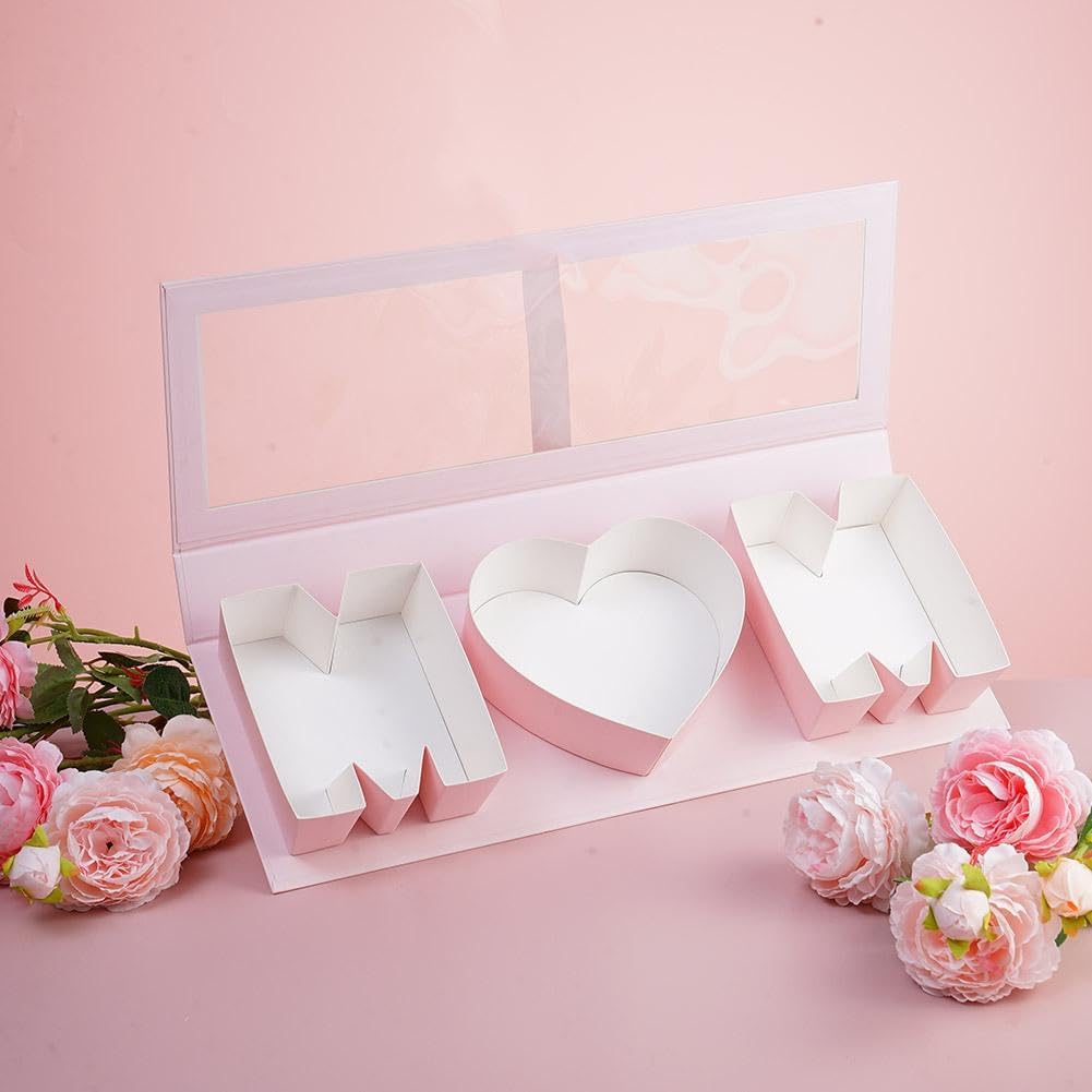 Amazon.com: MANYUN Empty MOM Flower Gift Box, Mother's Day Flower Box, Mother's Day Flower ...