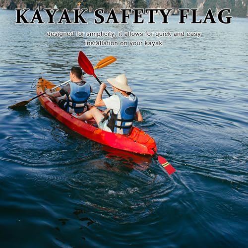 STOBAZA High Visibility Reflective Safety Flag for Kayaks Canoes and ...