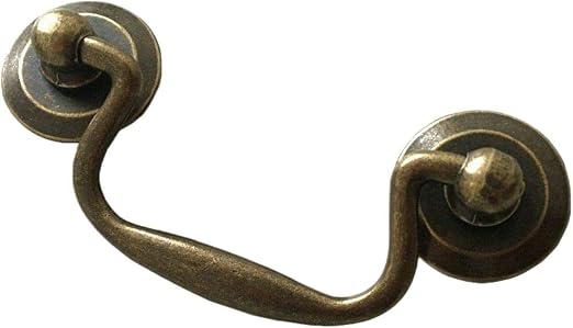WenRan 2 3/4" Bail Drawer Pull Drop Swing Dresser Handles Cabinet Knob ...