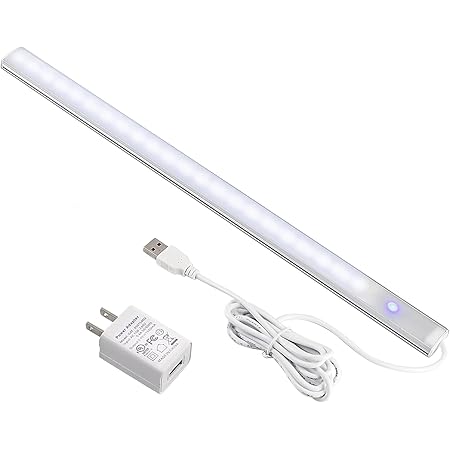 ASOKO LED Under Cabinet Lighting Plug in, Dimmable Daylight White 4500K ...