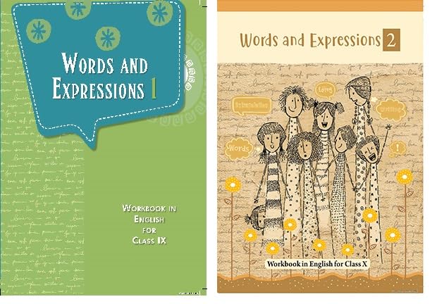 Ncert Class 9 & 10 Words and Expression 1 & 2 (WorkBook In English ...